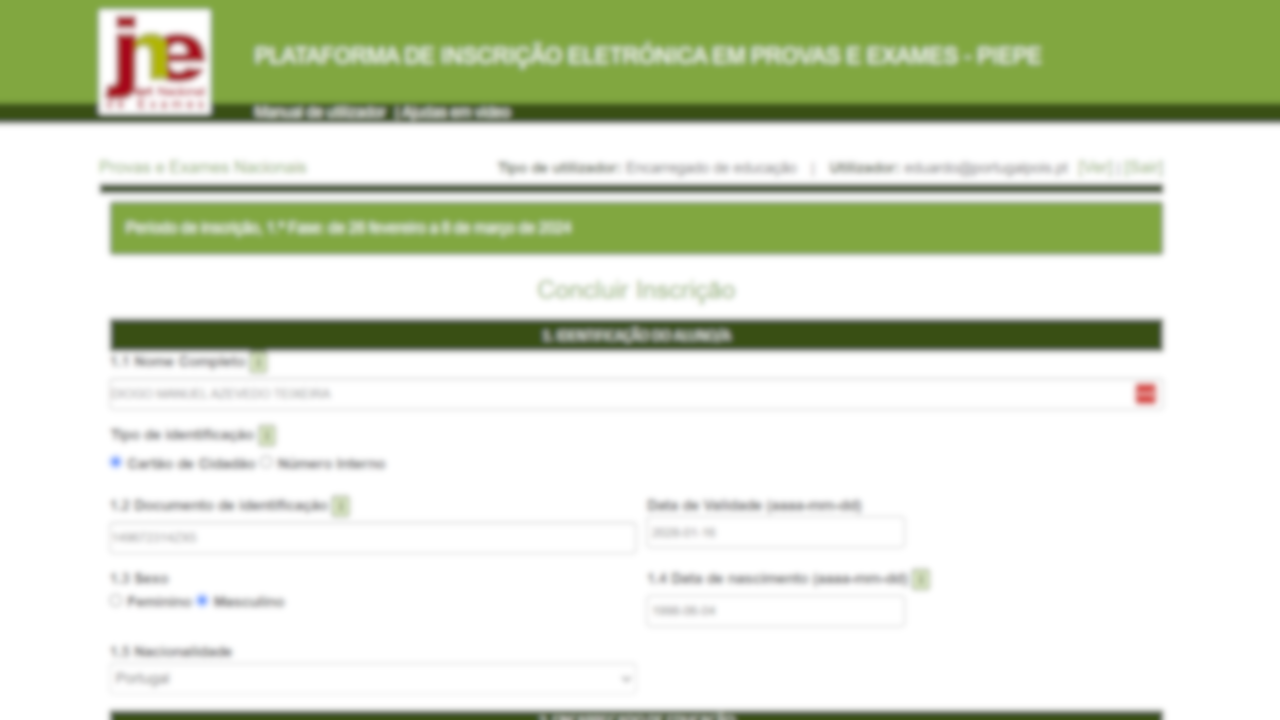 Como preencher a Inscrição nos Exames Nacionais? | Inspiring Future